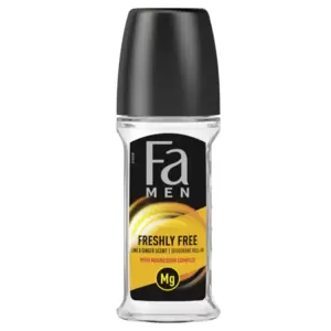 Fa Men Freshly Free Lime And Deodorant Roll On With Magnesium Complex- 50ml