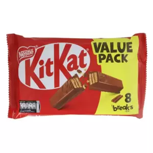 Nestle KitKat 2 Finger Mini Chocolate Value Pack- 8X17.7gms